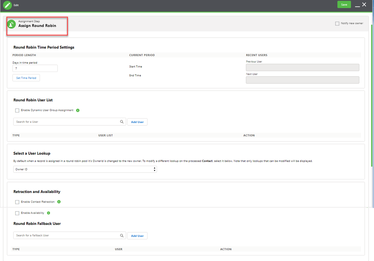 How to Use the Round Robin step for Contacts, Accounts and Opportunities