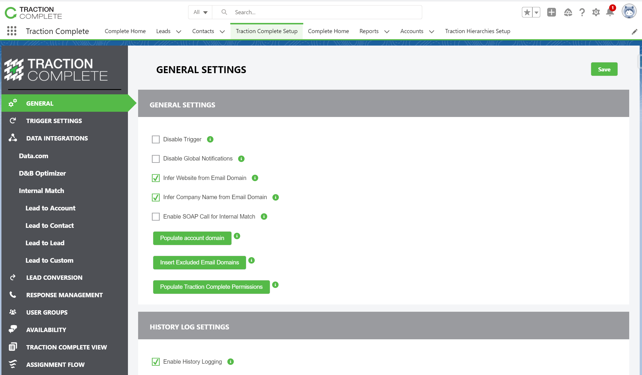 Install Traction Complete from the AppExchange
